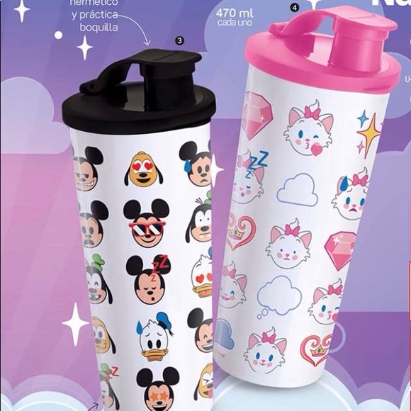Tupperware | Kitchen | Tupperware Disney Emoji Tumblers Set Of 2 | Poshmark